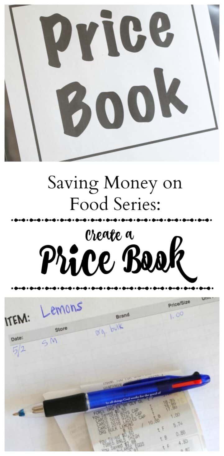 Create a price book to save money on food - Eat Well Spend Smart